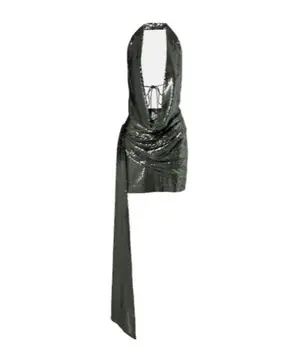 Alex Perry Draped Halterneck Sequined Minidress