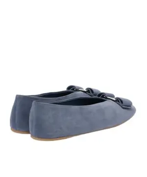 FERRAGAMO Versatile Minimalist Flat Shoes With Bow