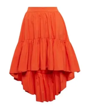 Caroline Constas Iris Pleated Miniskirt