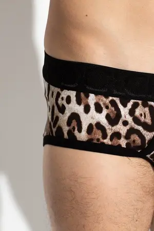 Dolce & Gabbana Leopard-print Boxer Briefs