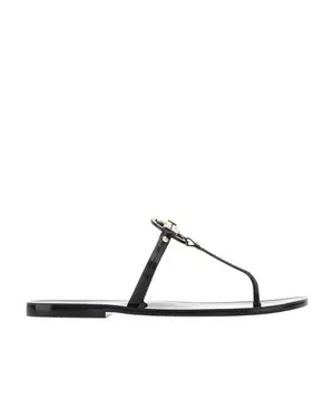 Tory Burch Logo Plaque Open-toe Slides