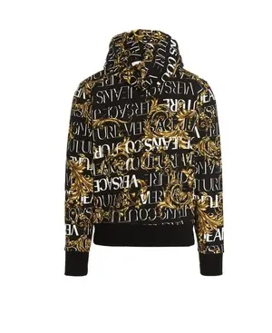 Versace Garland Print Zip-up Hoodie