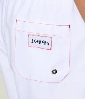 Iceberg Elastic Waist Swim Trunks