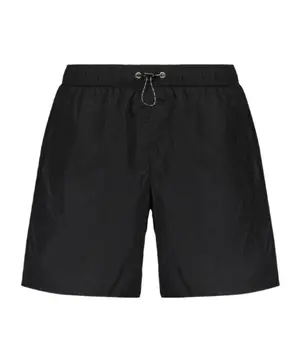 Iceberg Elastic Waist Swim Trunks - Black