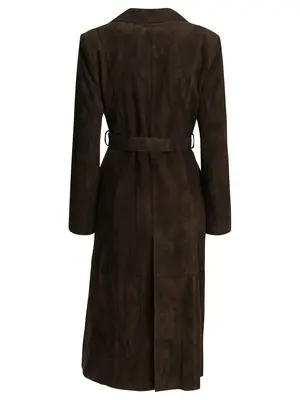 Nour Hammour Pointed Collar Coat