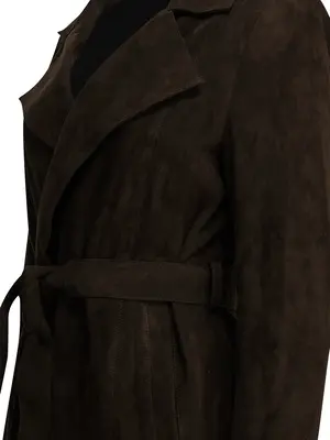 Nour Hammour Pointed Collar Coat