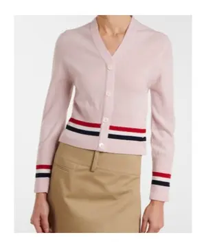 Thom Browne Cropped Cashmere Cardigan