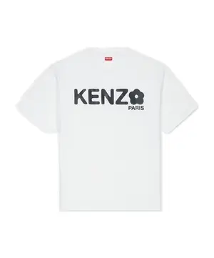 Kenzo Logo Printed Crewneck T-shirt - White