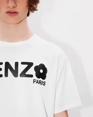 Kenzo Logo Printed Crewneck T-shirt