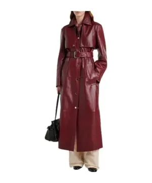 Sportmax Smooth Button Trench Coat
