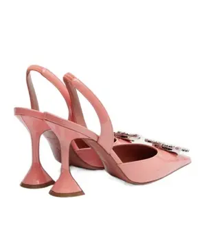 Amina Muaddi Sequined High Heels