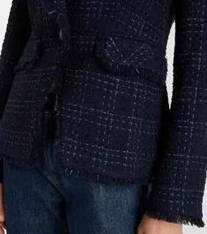 Veronica Beard Checked Tweed Blazer