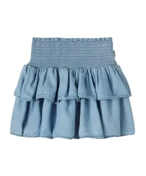 MOLO Bonita Shirred Skirt - Blue