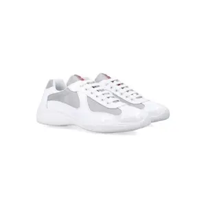 Prada America's Cup Sneakers - White/silver