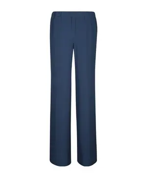 Incotex Elastic Waist Crepe Pants
