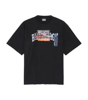 Balenciaga Bumper Sticker T-shirt - Black