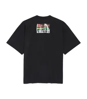 Balenciaga Bumper Sticker T-shirt - Black