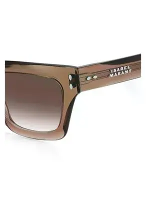 Isabel Marant Square Frame Sunglasses - Brown