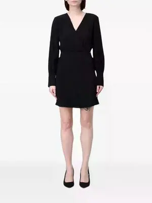 Armani Exchange Wrap-style Mini Dress