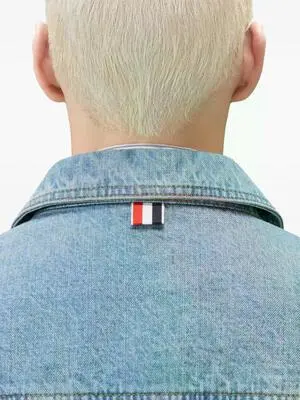 Thom Browne Selvedge Backstrap Denim Jacket