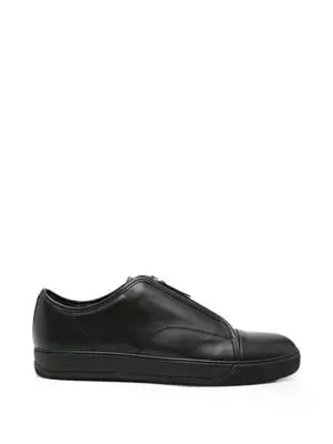 LANVIN Leather Zip-front Sneakers