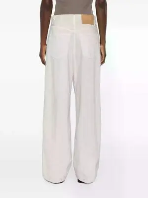 HAIKURE Pleated Wide-leg Jeans - Grey