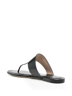 TOM FORD Lina Thong-strap Leather Flat Sandals