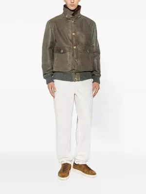 Brunello Cucinelli Off-white Corduroy Five-pocket Trousers - Neutrals