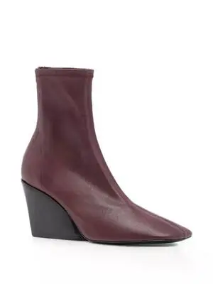 Proenza Schouler Slant Stretch Boots - Red