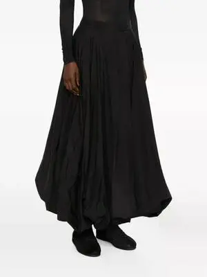 Y3 Maxi Skirt With Three-stripe Detail