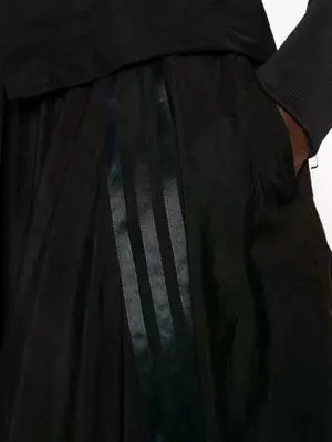Y3 Maxi Skirt With Three-stripe Detail