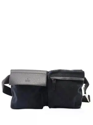 Gucci Gg Supreme Belt Bag - Black