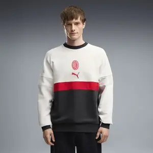 PUMA Ac Milan Ftblculture Relaxed Crew Sweatshirt