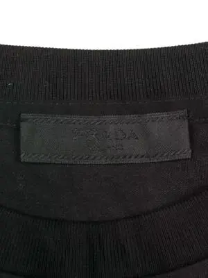 Prada 2010s Triangle-logo T-shirt