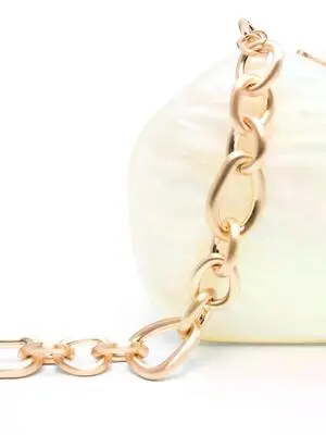 Cult Gaia Althea Chain-link Clutch Bag - Neutrals