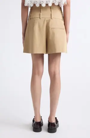Monse Triple Waistband Wide Leg Shorts