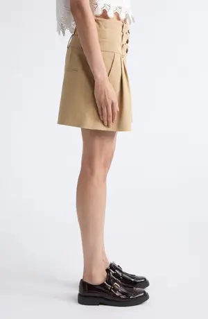 Monse Triple Waistband Wide Leg Shorts