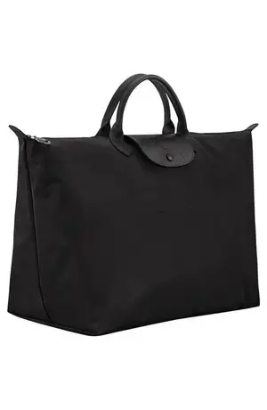 Longchamp Le Pliage Recycled Polyamide Travel Bag - Black