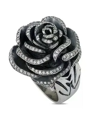 KING BABY STUDIO Sterling Cubic Zirconia Rose Ring