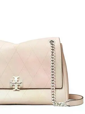 Tory Burch Medium Charlie Quilted Shoulder Bag - Pink