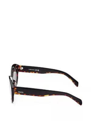 Emilio Pucci Tortoiseshell Cat-eye Sunglasses