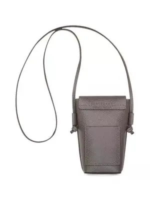 Longchamp Pure Textured-leather Mini Bag