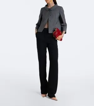 Valentino Garavani Pinstripe Virgin Wool Jacket