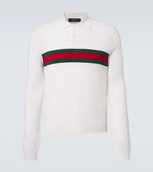 Gucci Long Sleeve Polos For Men