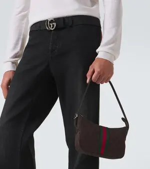 Gucci Lunetta Small Gg Canvas Crossbody Bag
