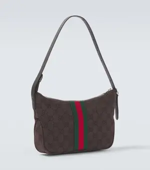Gucci Lunetta Small Gg Canvas Crossbody Bag