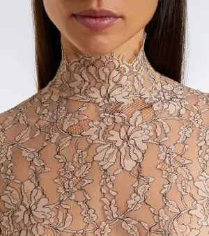 Valentino Garavani Lace Bodysuit - Beige