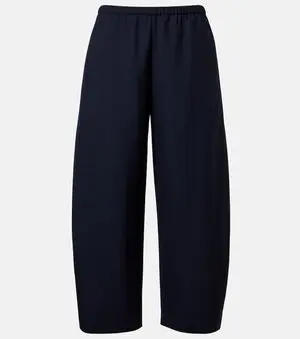Khaite Roma Virgin Wool Wide-leg Pants