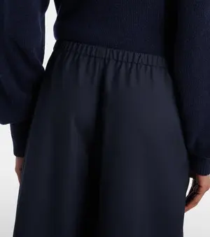 Khaite Roma Virgin Wool Wide-leg Pants