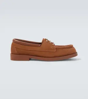 Bottega Veneta Pier Suede Boat Shoes